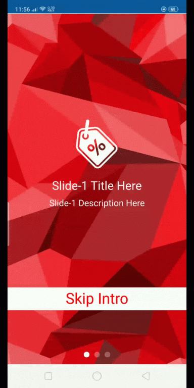 App Intro Slider Layout - Siberian CMS, features and modules ...