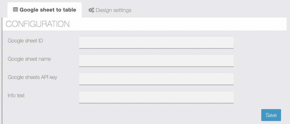 Google sheets to dynamic table - Siberian CMS, features and modules ...