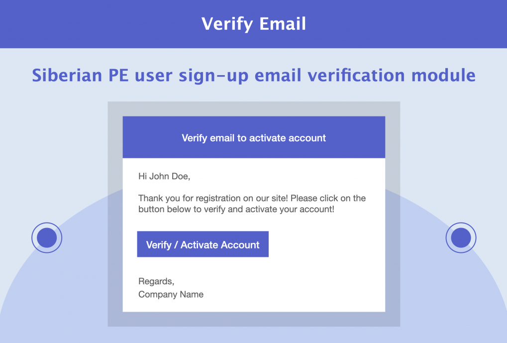 Verify Email - Siberian CMS, features and modules marketplace for app ...