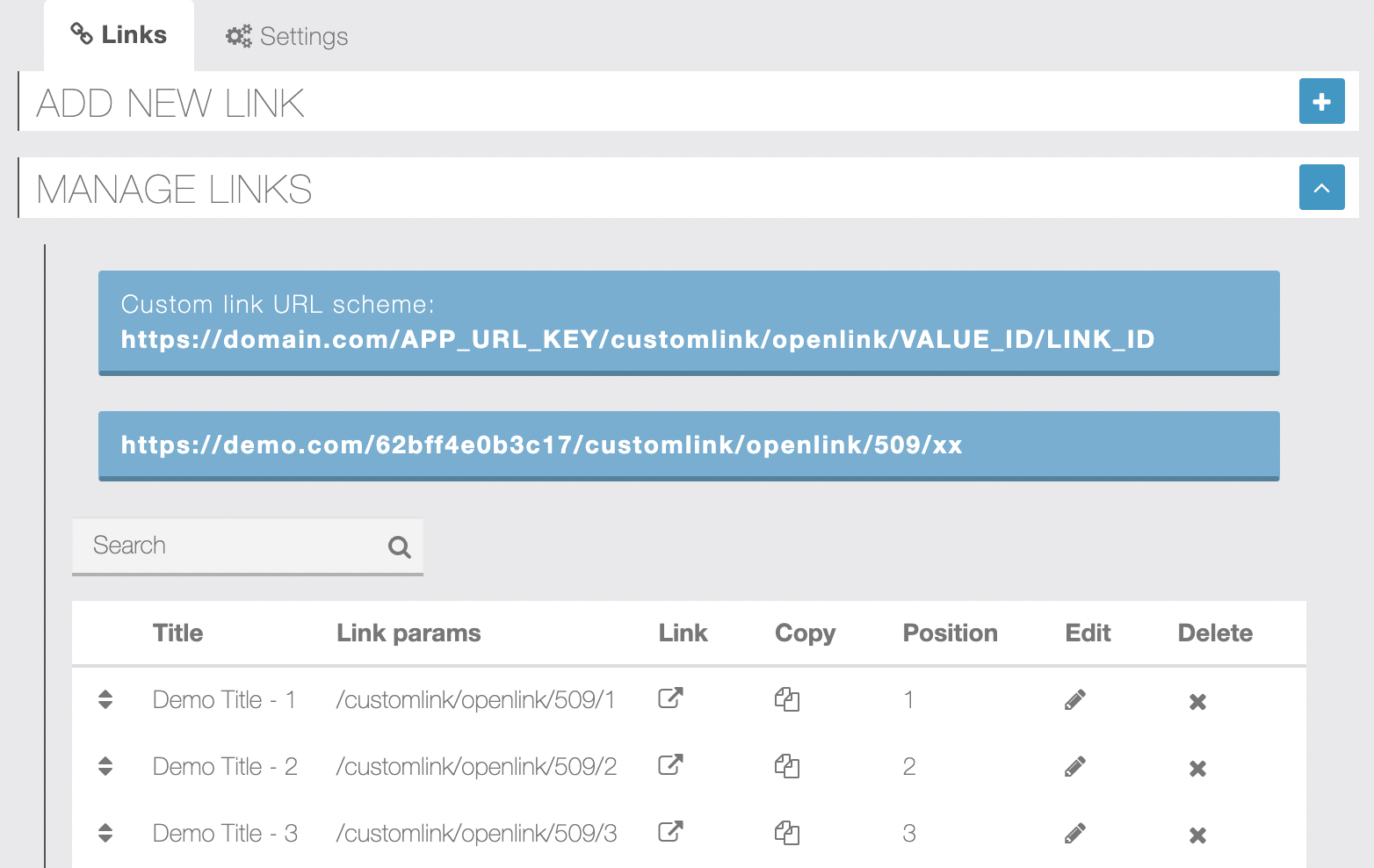 Custom Link Module For Webapps Siberian Cms Features And Modules Marketplace For App Creation