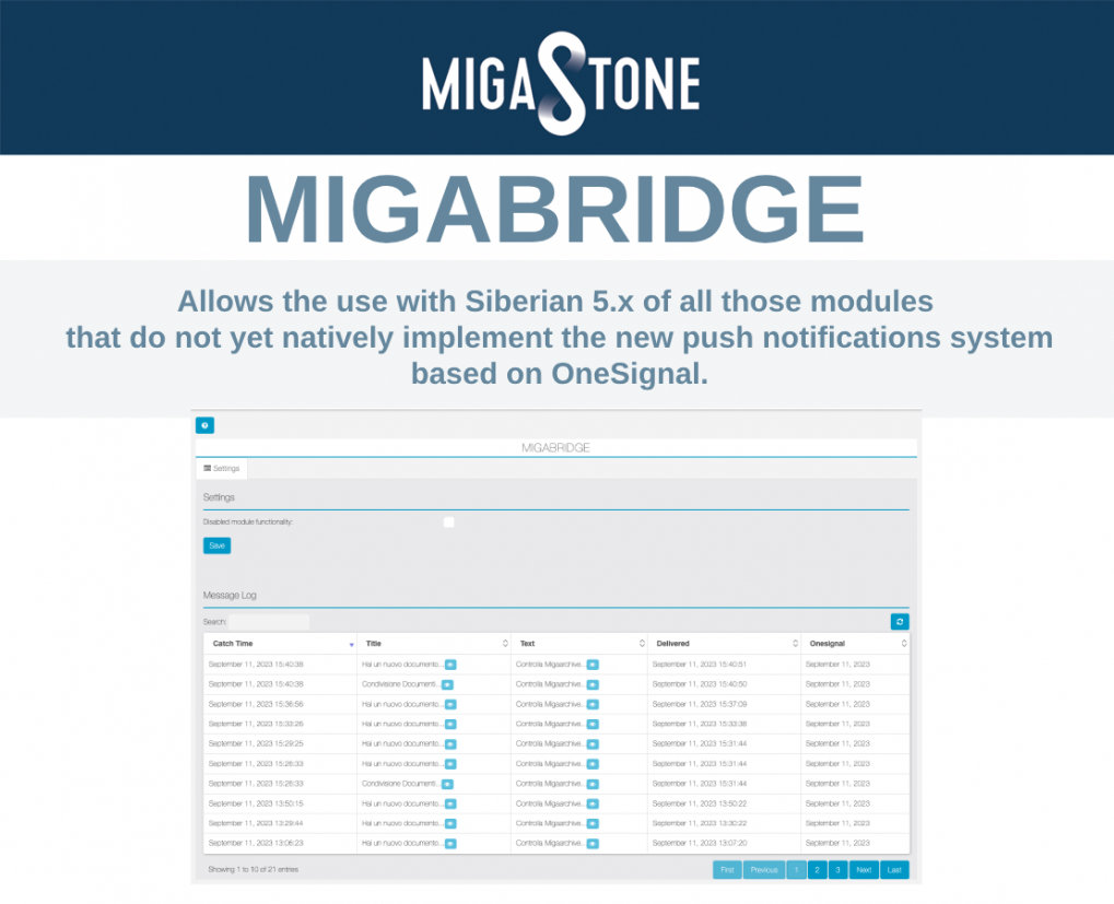 MIGABRIDGE - Siberian CMS, features and modules marketplace for app ...